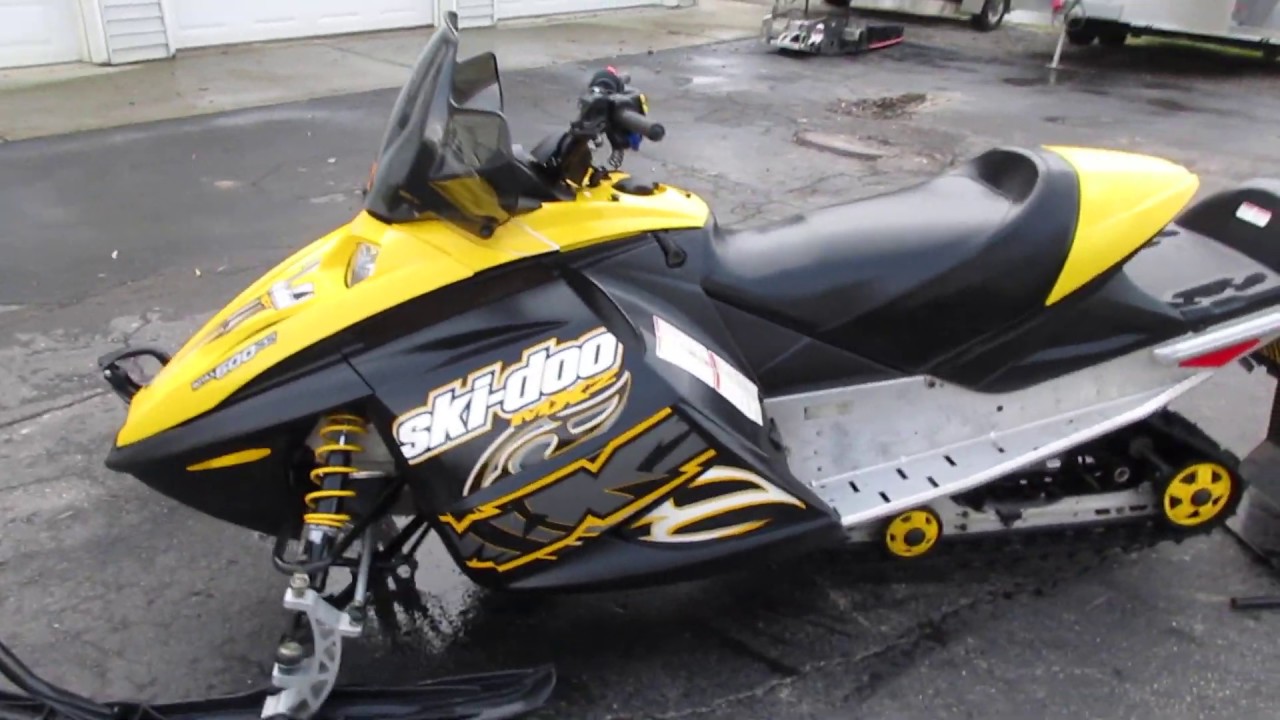 2007 Skidoo Ski-Doo REV MXZ 500SS 600 1887 Miles, Clean For Sale - YouTube