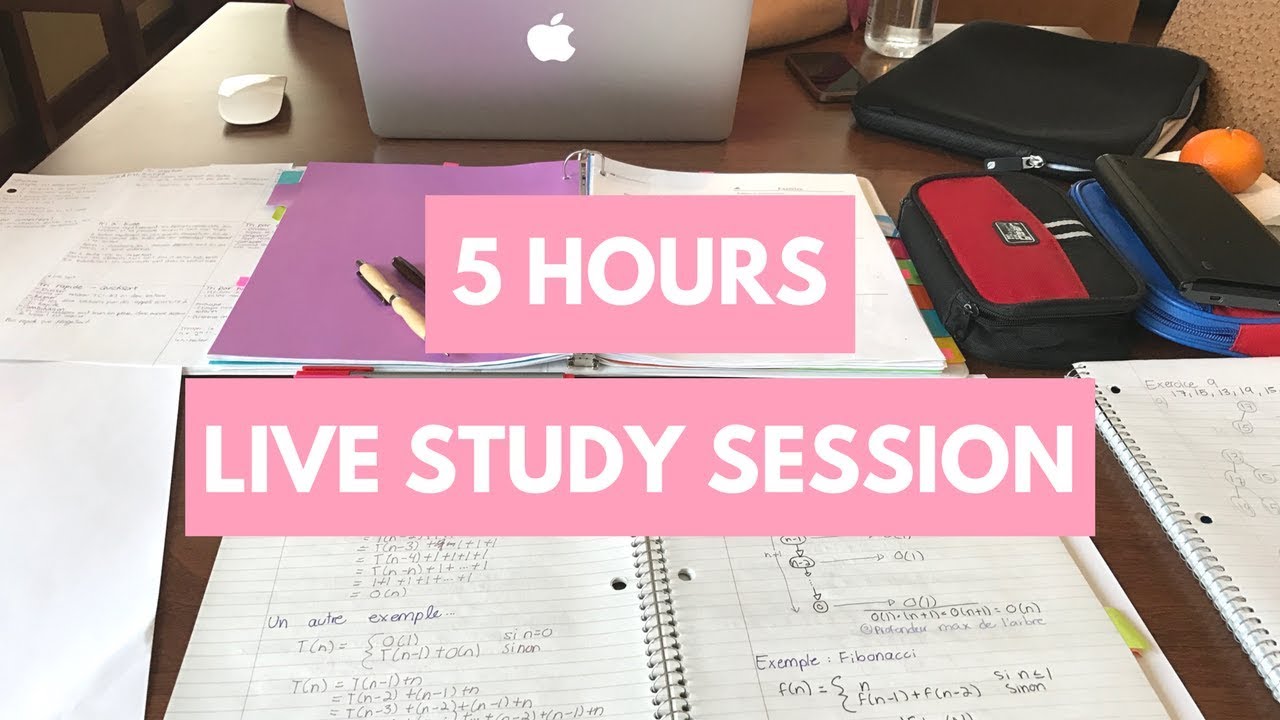 Study With Me - Real Time Study Session #23 - YouTube