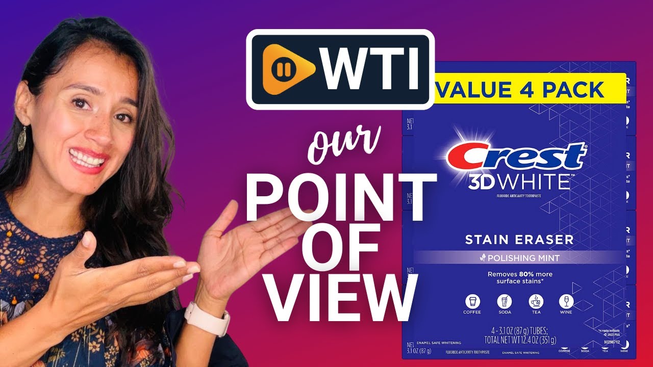 Crest 3D White Stain Eraser Toothpaste | Our Point Of View - YouTube