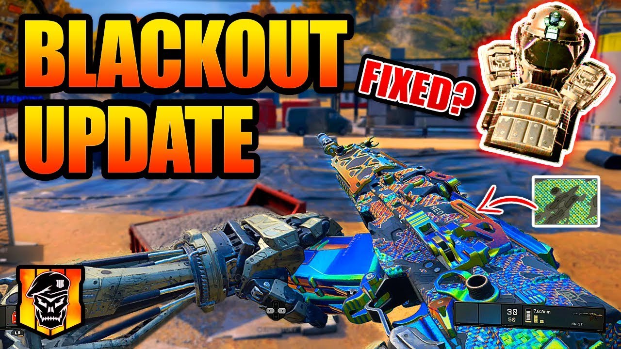 COD BO4 Blackout Update: WEAPON CAMOS & ARMOR TUNING! [December 19 ...