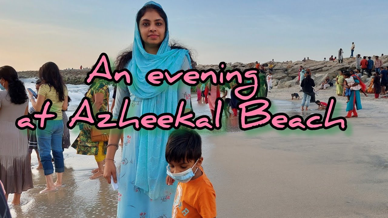 An evening at Azheekal Beach | Beautiful Sunset - YouTube