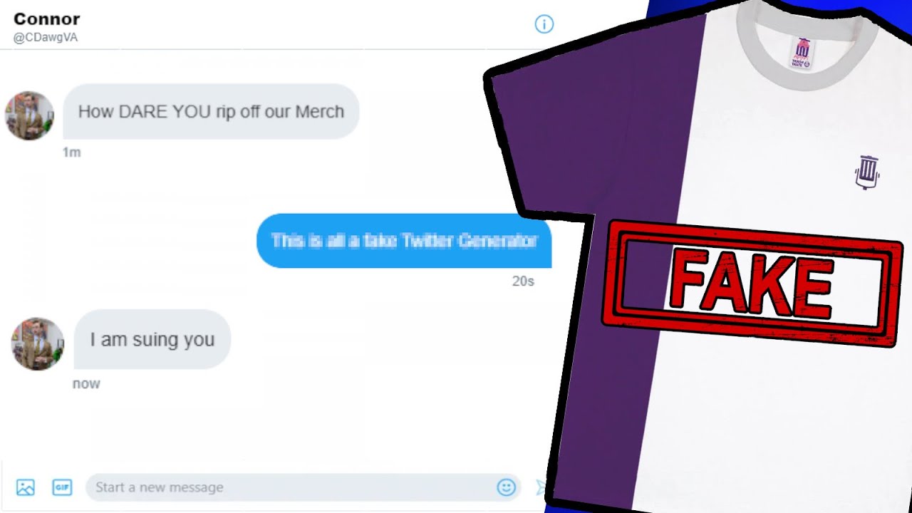 I made FAKE Trash Taste x Apari Merch - YouTube