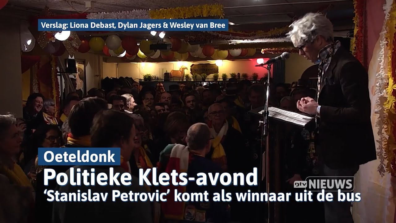 PvdA-kroonprins Stan Peters wint Politieke Klets I Dtv Den Bosch - YouTube