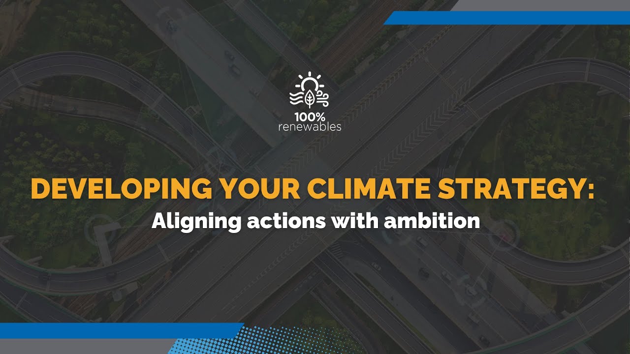 Developing your climate strategy: Aligning actions with ambition - YouTube