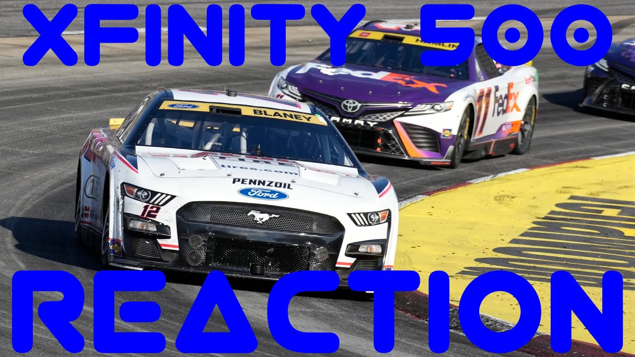 2023 NASCAR Cup Series Xfinity 500 at Martinsville Reaction. - YouTube