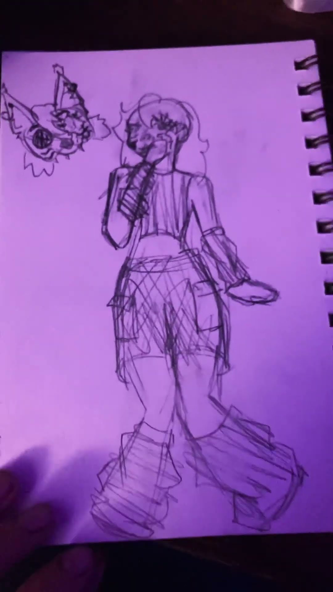 I'm designing a roxy mask for my cosplay!!#fnaf #fbafsb #antizoo # ...