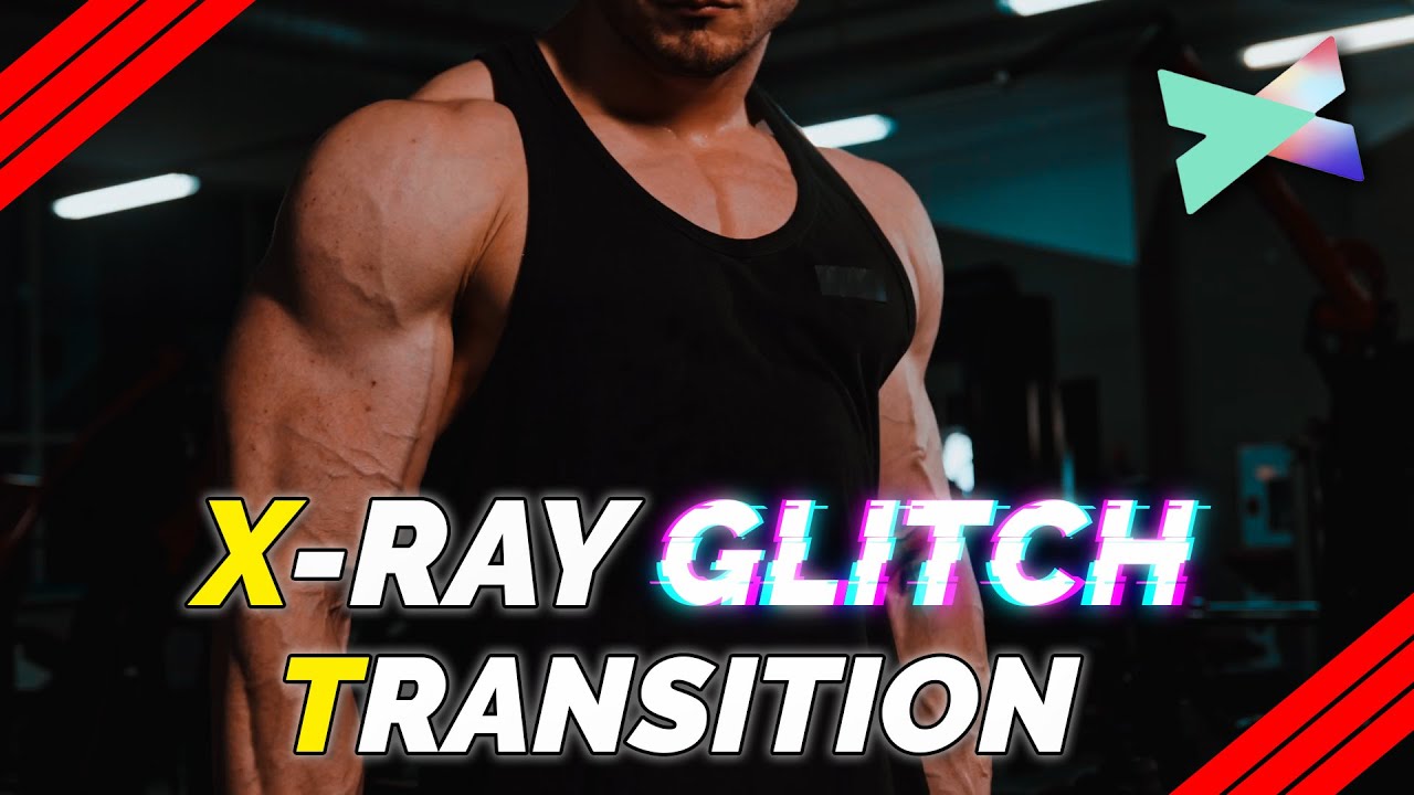 X-RAY Glitch Transition - Wondershare Filmora X Tutorial - YouTube