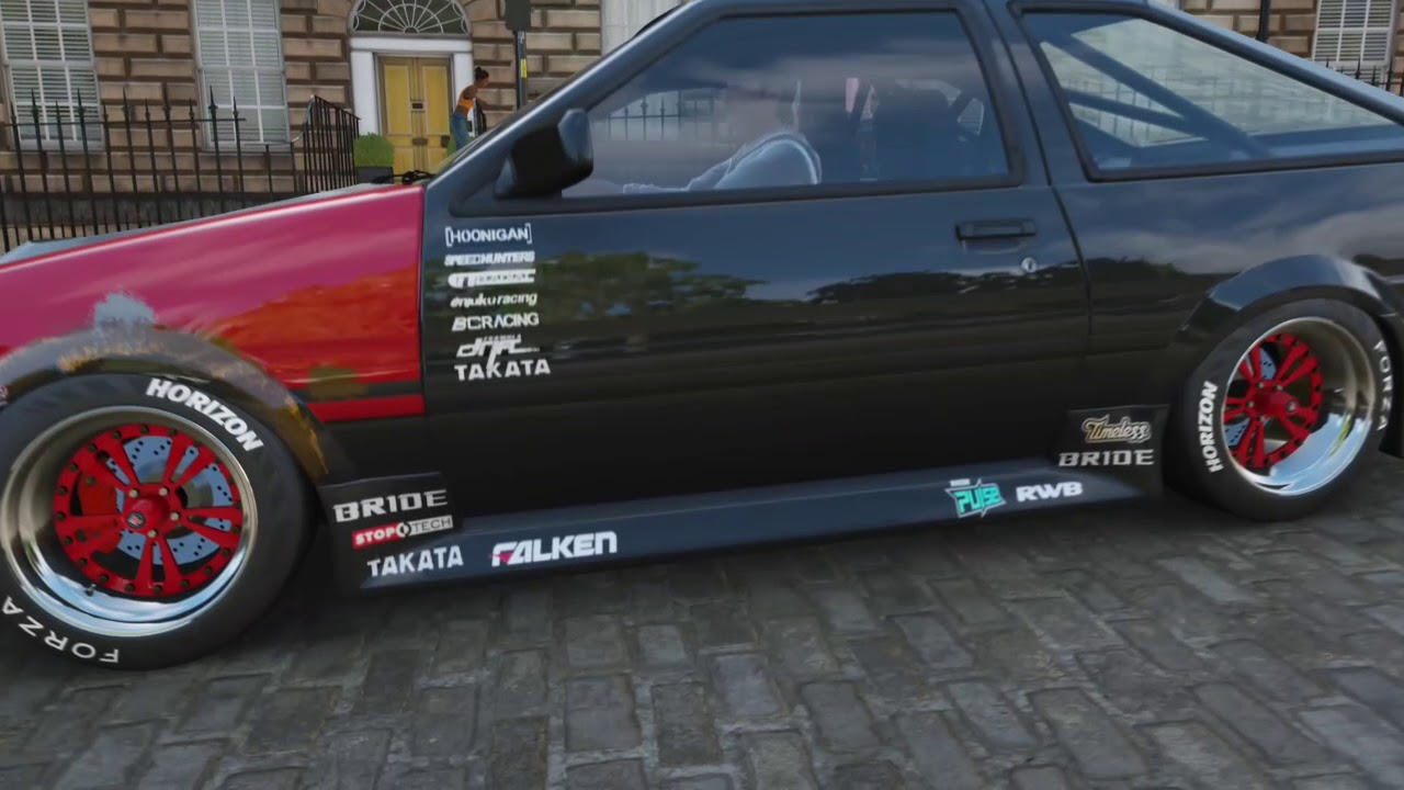 FH4 AE86 sr20 Engine Swap - YouTube