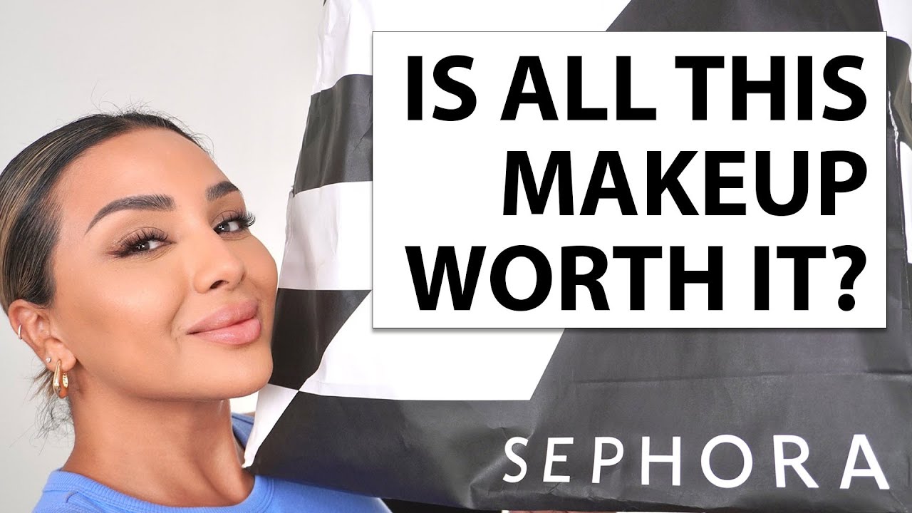 SEPHORA FIRST IMPRESSIONS TRY ON AND HAUL | NINA UBHI - YouTube