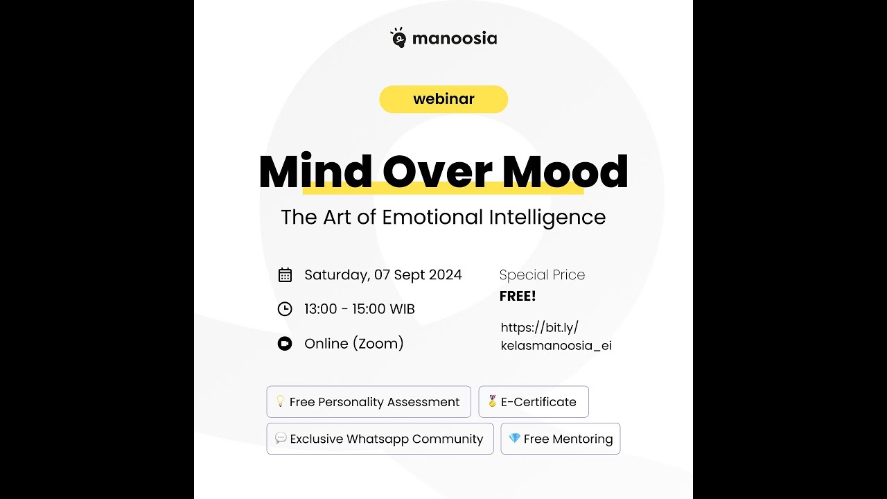 Mind Over Mood: The Art of Emotional Intelligence - YouTube