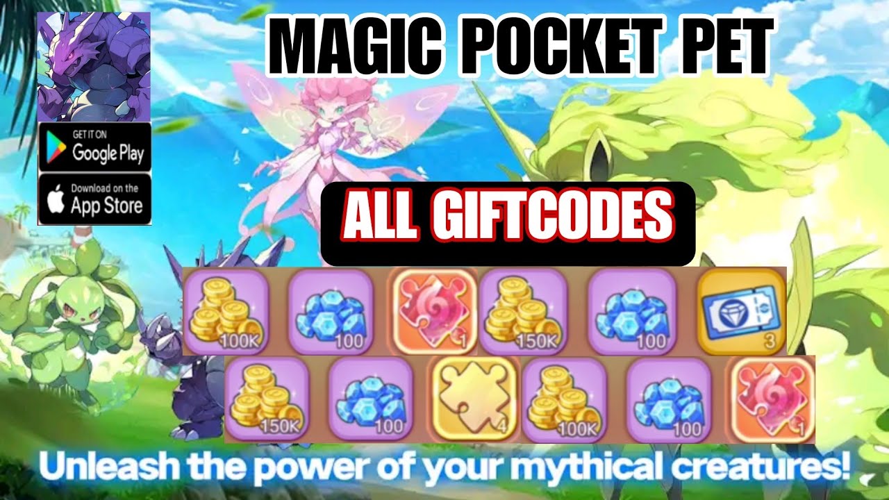 Magic Pocket Pet & All 5 Giftcodes | 5 Free Codes Magic Pocket Pet ...