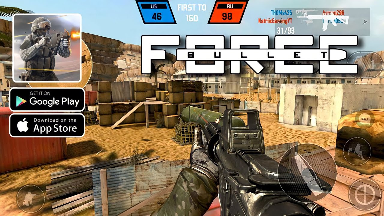 Bullet Force: Multiplayer FPS - Gameplay Walkthrough (Android, iOS ...