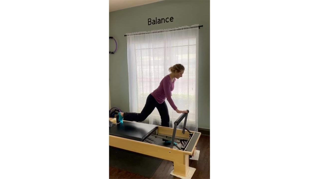 Hamstring Stretch: Kick Back on Reformer - YouTube