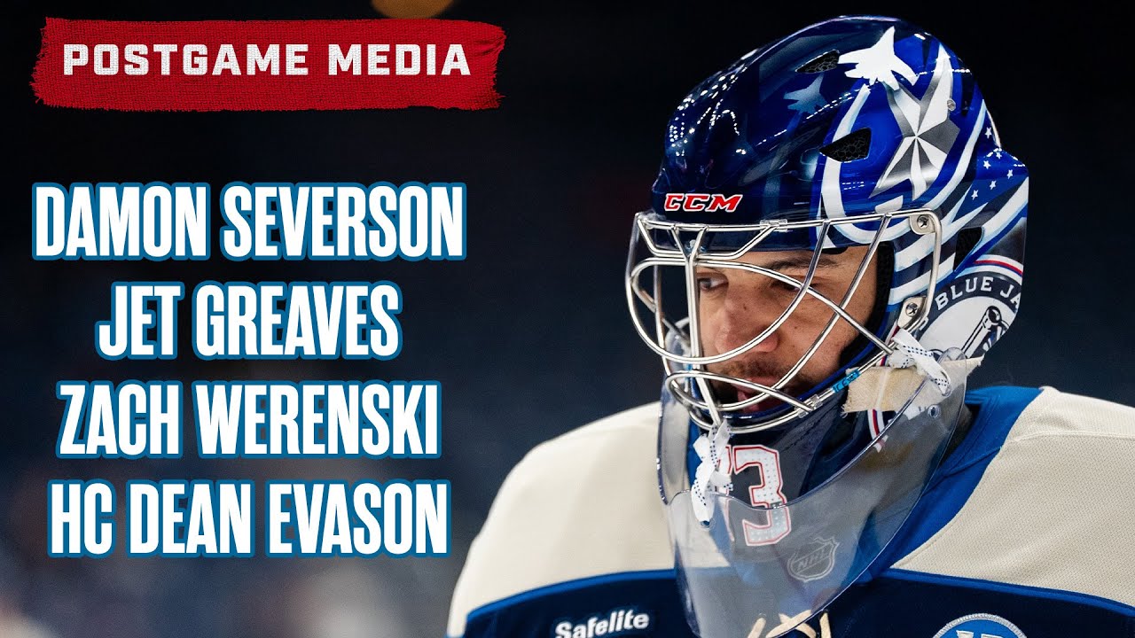 Damon Severson, Jet Greaves, Zach Werenski, HC Dean Evason: CBJ vs. WSH ...
