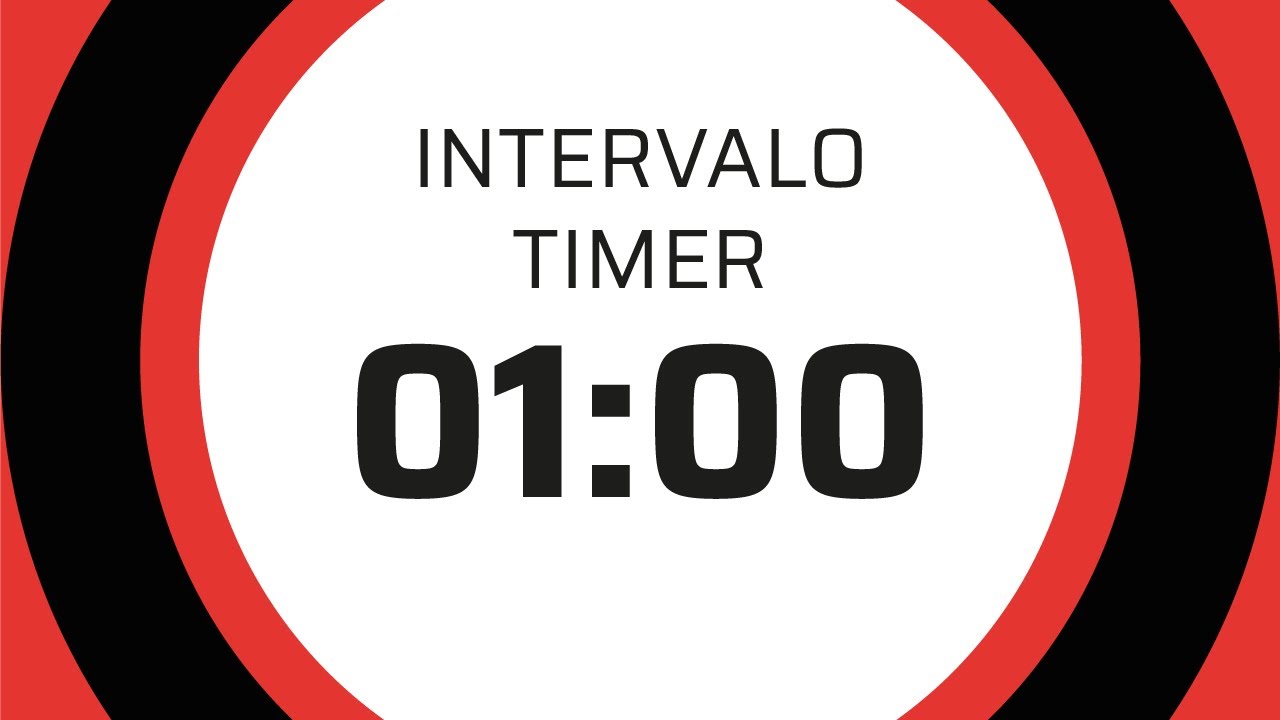 Interval Timer ⏳ | 1 minute #intervals ⏰ - YouTube