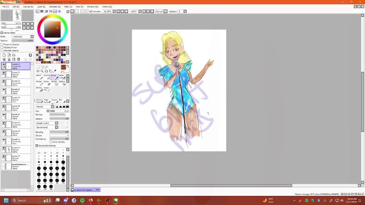 Custom Character Art in MY style. - Anime Art - YouTube