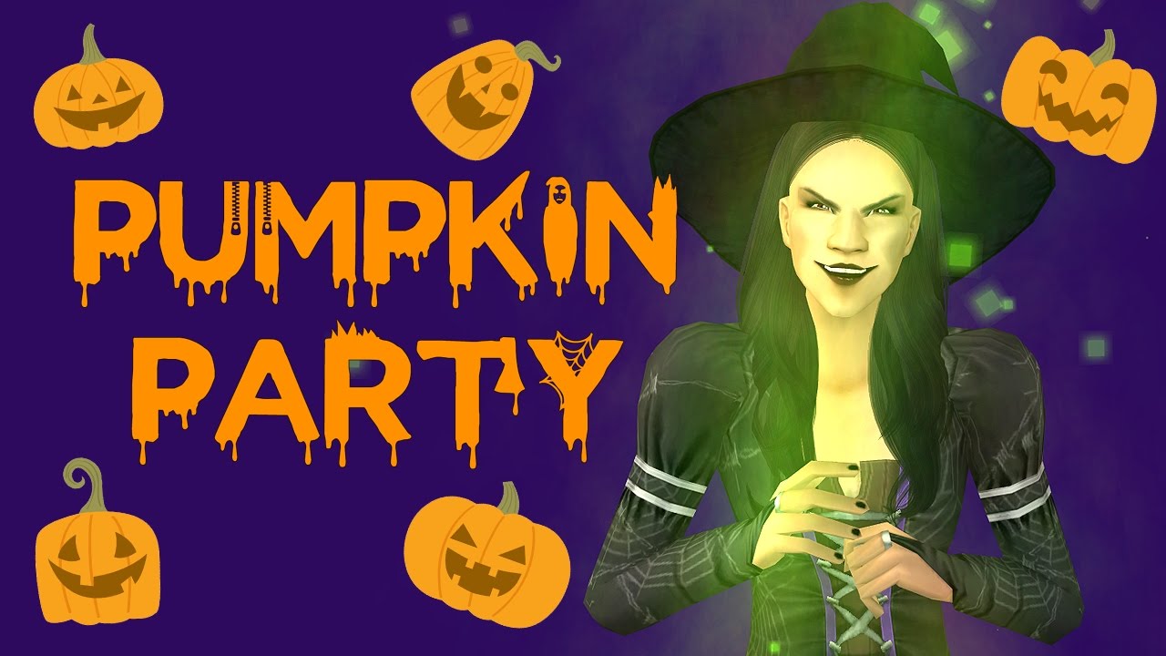 Pumpkin Party - Sims 2 Halloween - YouTube