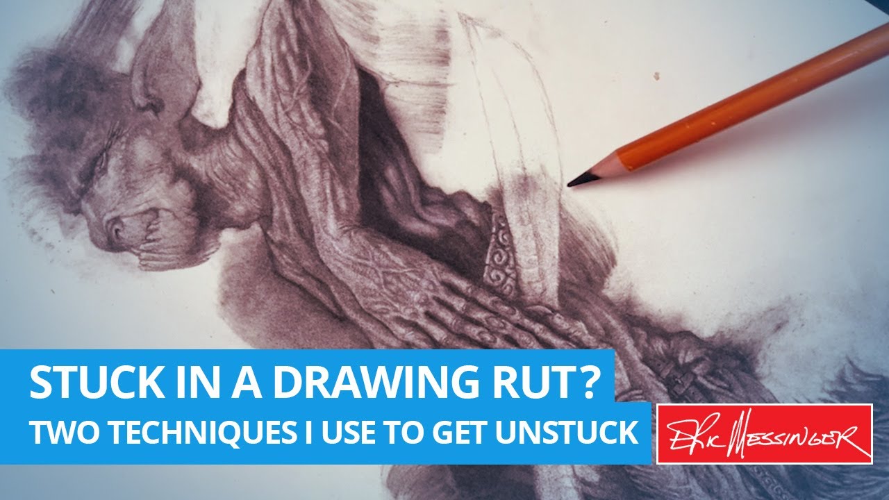 Stuck in a Drawing Rut? Two techniques I use to get UNSTUCK. - YouTube