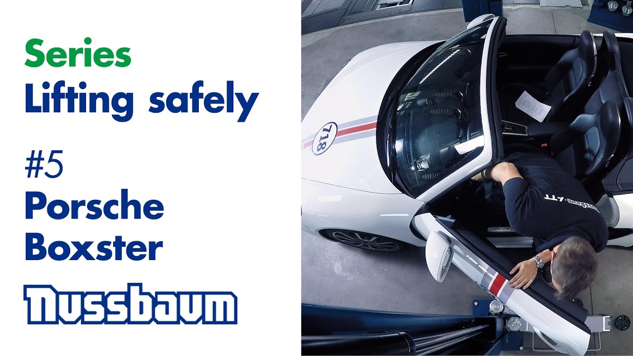 Lifting cars safely #5 Porsche Boxster - YouTube
