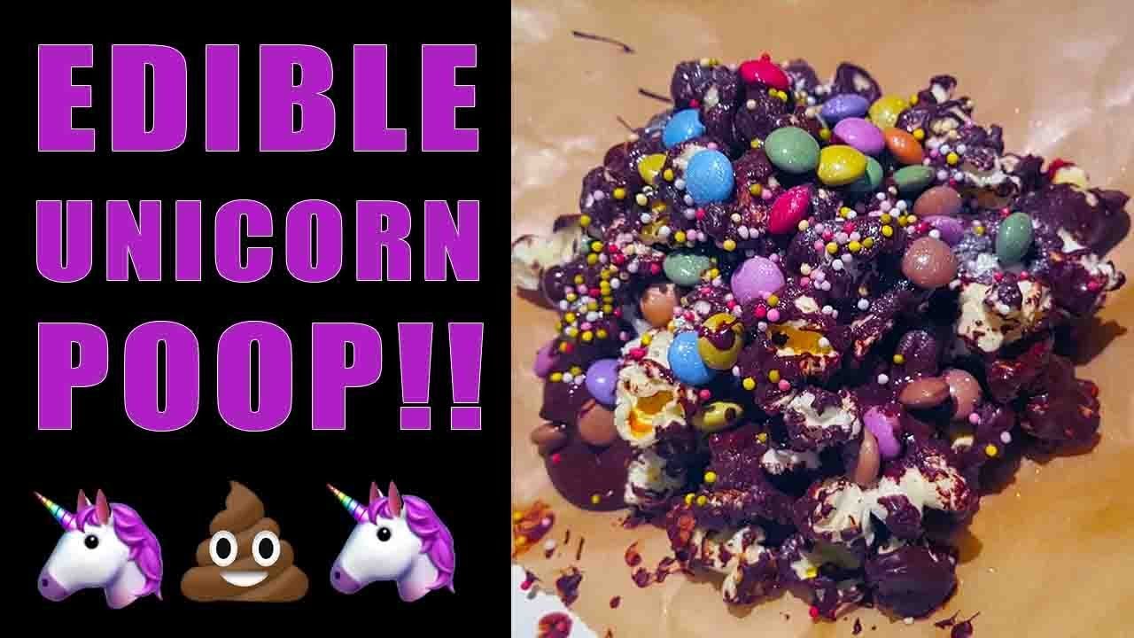 Unicorn Poop Edible Recipe No bake! - YouTube