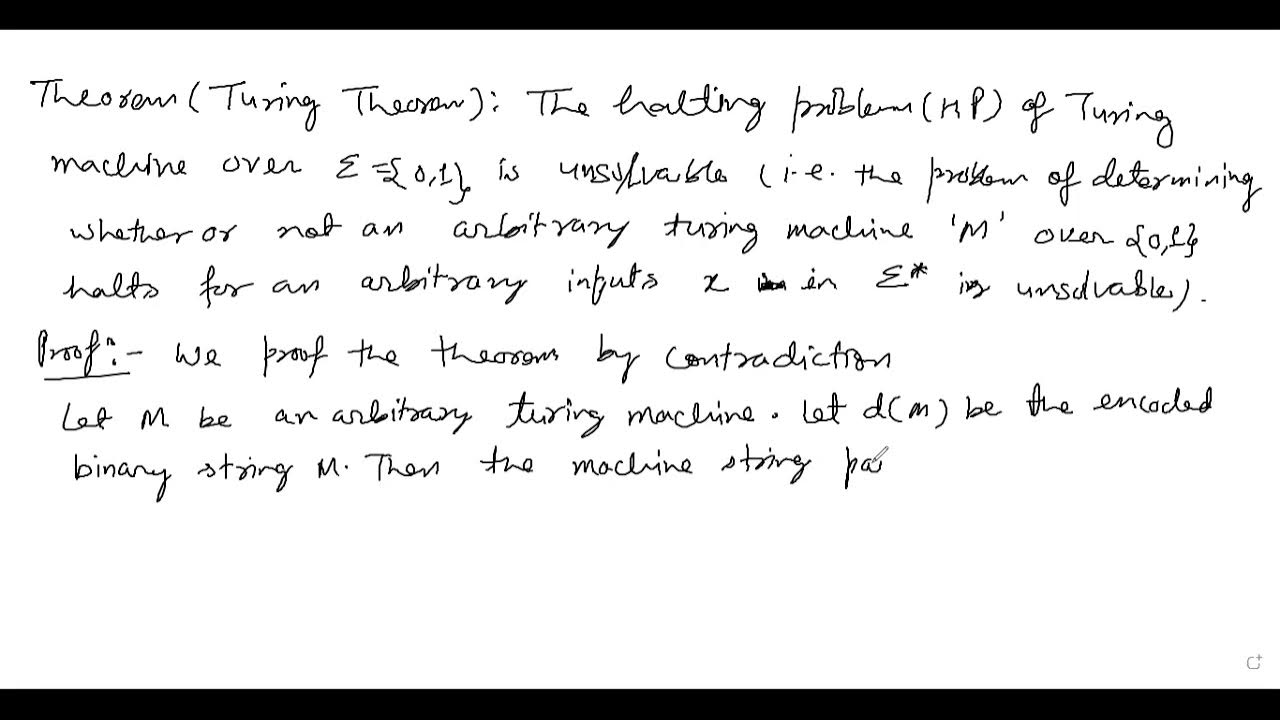 Lecture 47-Turing Machine Example and Halting Problem - YouTube