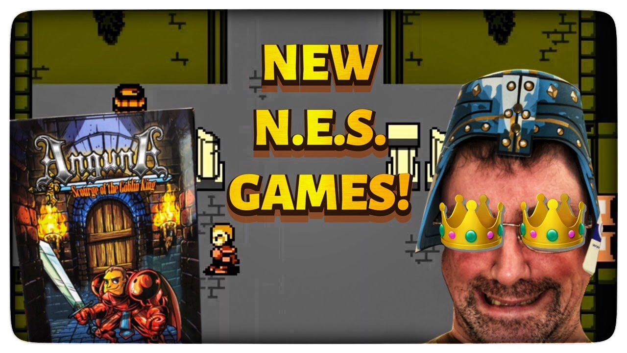 NEW NES GAMES! Complete In Box! - Anguna - Homebrew Gameplay & Review ...