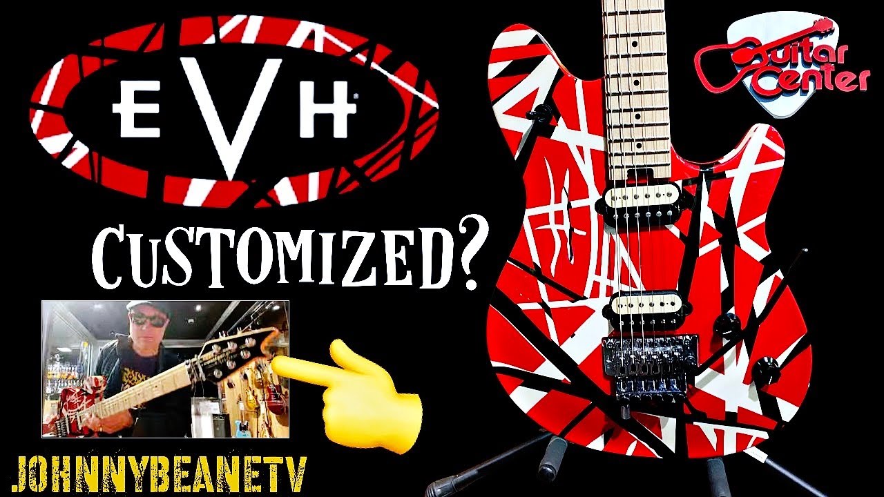 EVH Gear USED CUSTOMIZED? Striped Wolfgang special at Guitar Center ...
