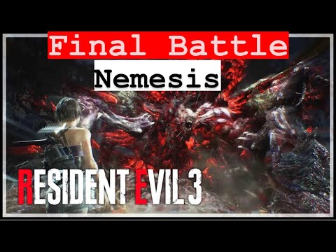 RESIDENT EVIL 3 : Final Battle Vs Nemesis - YouTube