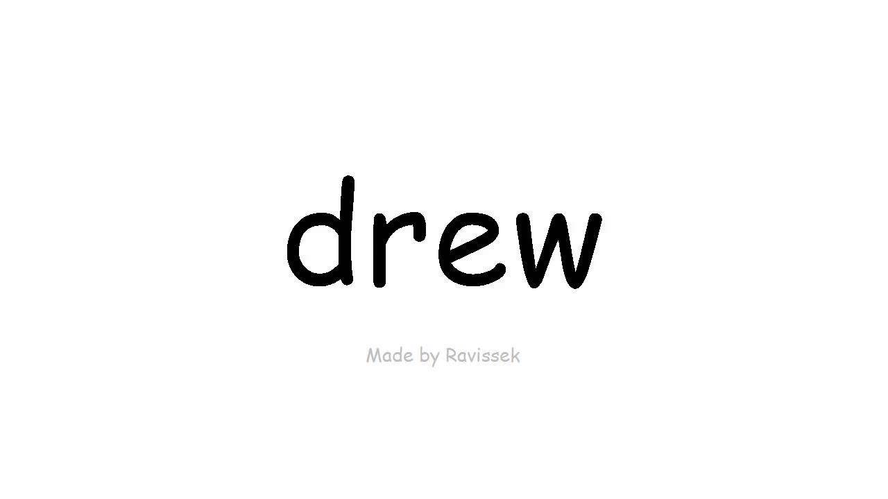 Aprenda Inglês drew - YouTube