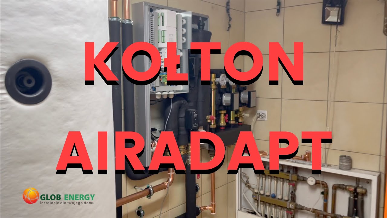 Montaż pompy ciepła KOŁTON AirAdapt 16kW - YouTube