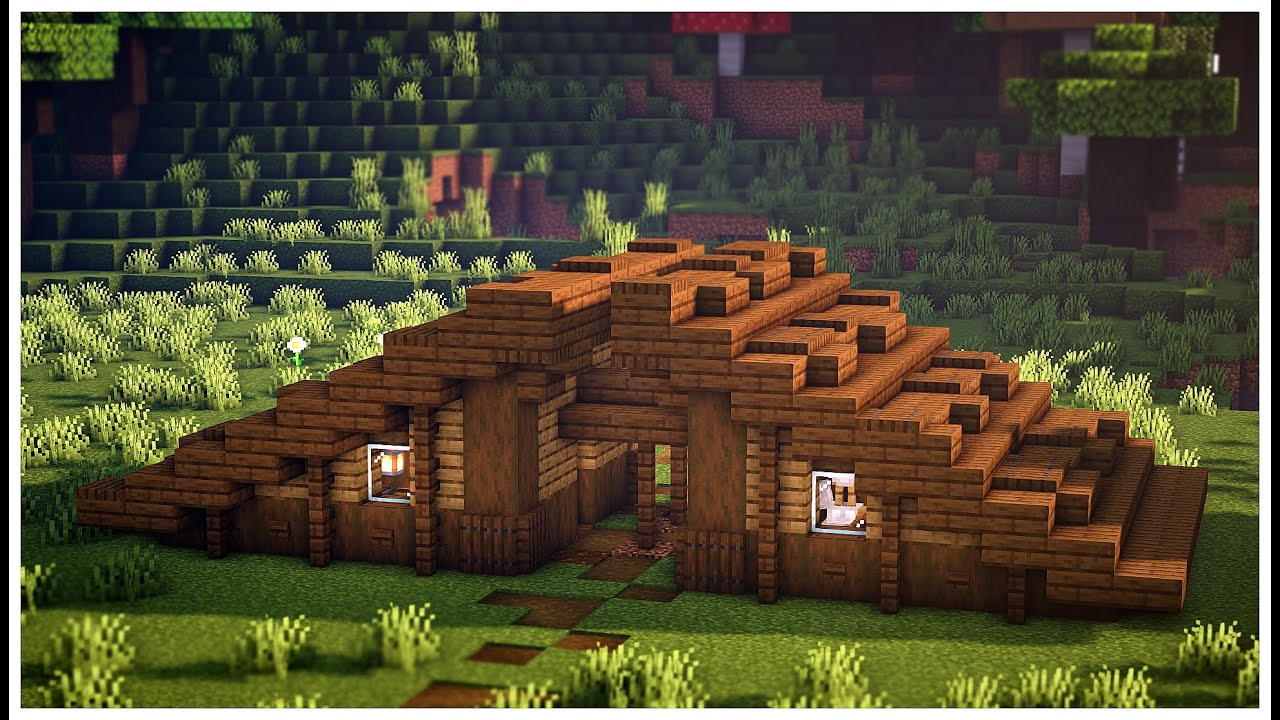 Minecraft: How to Build a Starter House | House for 2 Players Tutorial ...