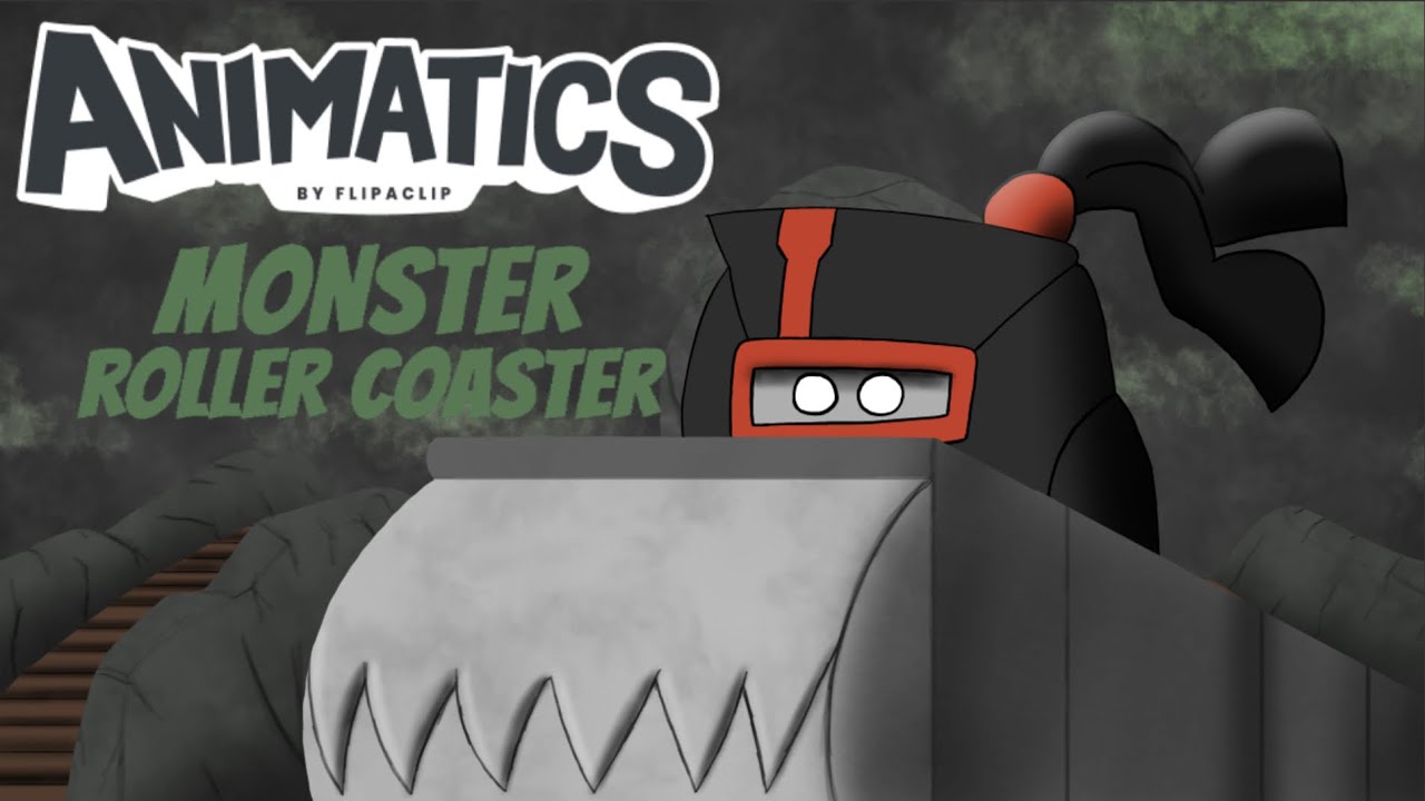 FlipaClip Animatics S1: EP5 “Monster Roller Coaster” (Buki) - YouTube