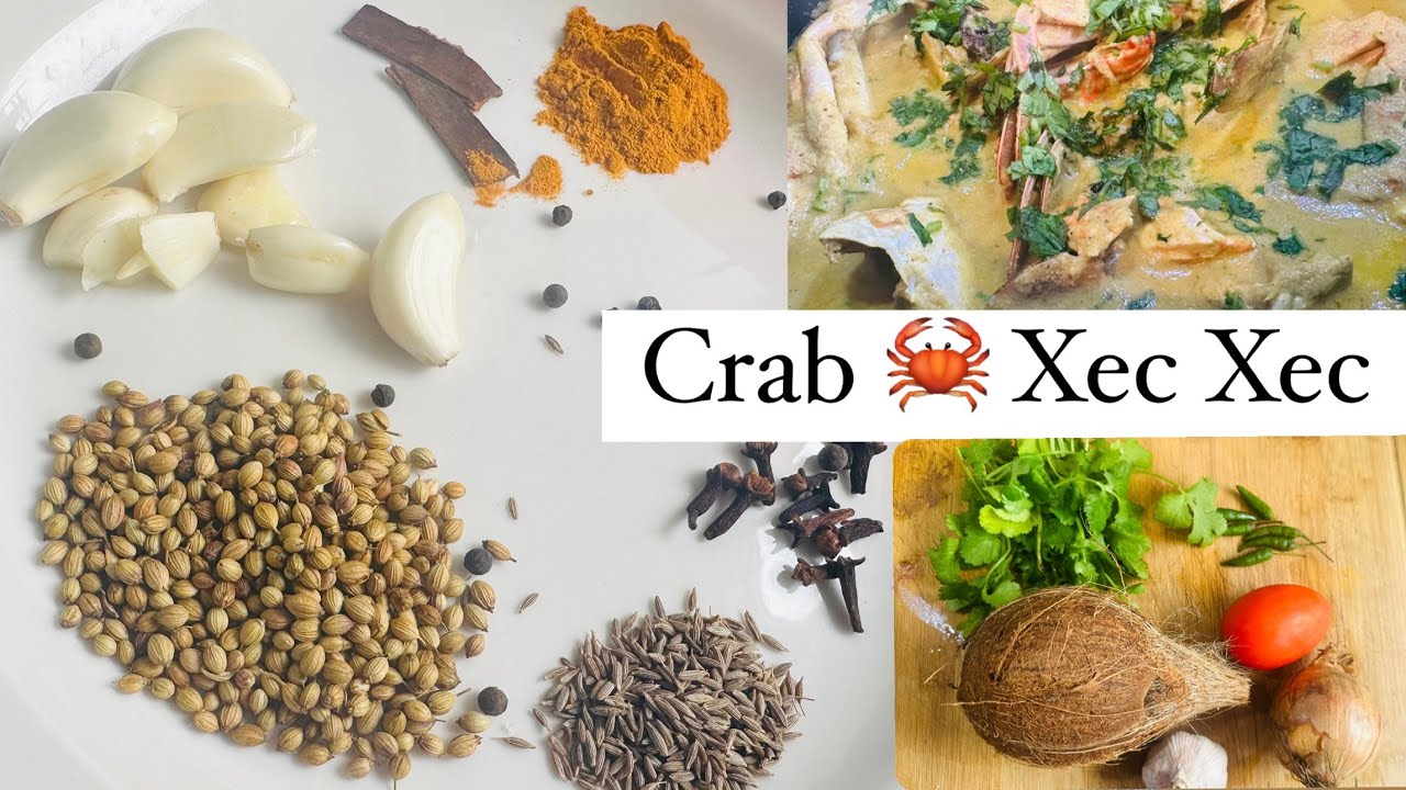 Crab Xec Xec | Goan crab 🦀 curry - YouTube