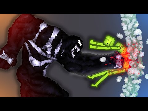 Melons Fight Against SUPER VENOM In People Playground
