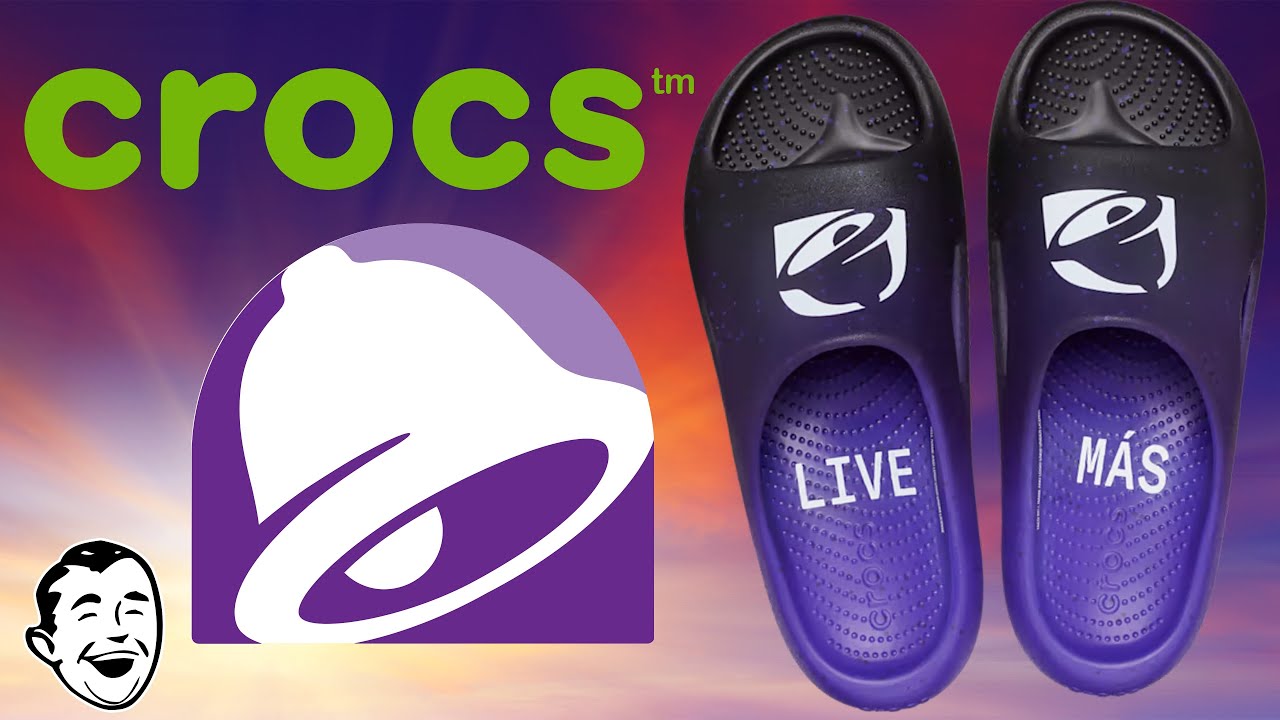 Crocs X Taco Bell Mellow Slides - YouTube