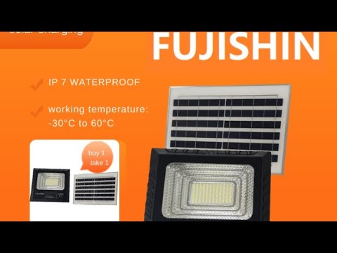 FUJISHIN SOLAR LIGHT REVIEW 3000 WATTS - YouTube