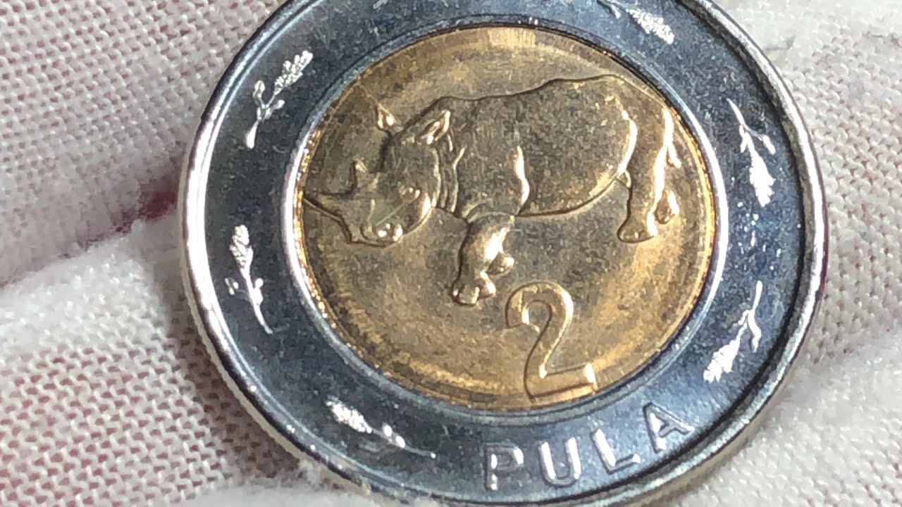 Botswana 2 Pula coin 2013 - YouTube