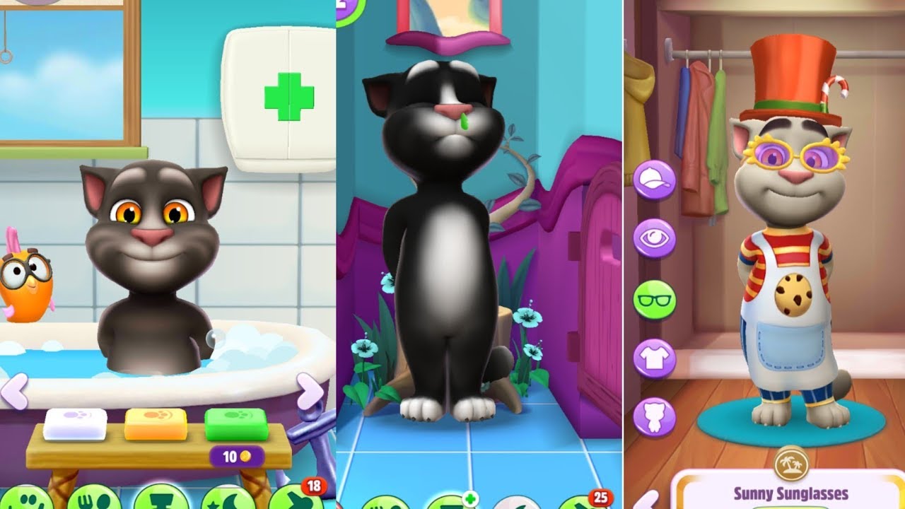 My Talking Tom 2 ||Unlimited Coin Kids Funny Game Level—11 - YouTube