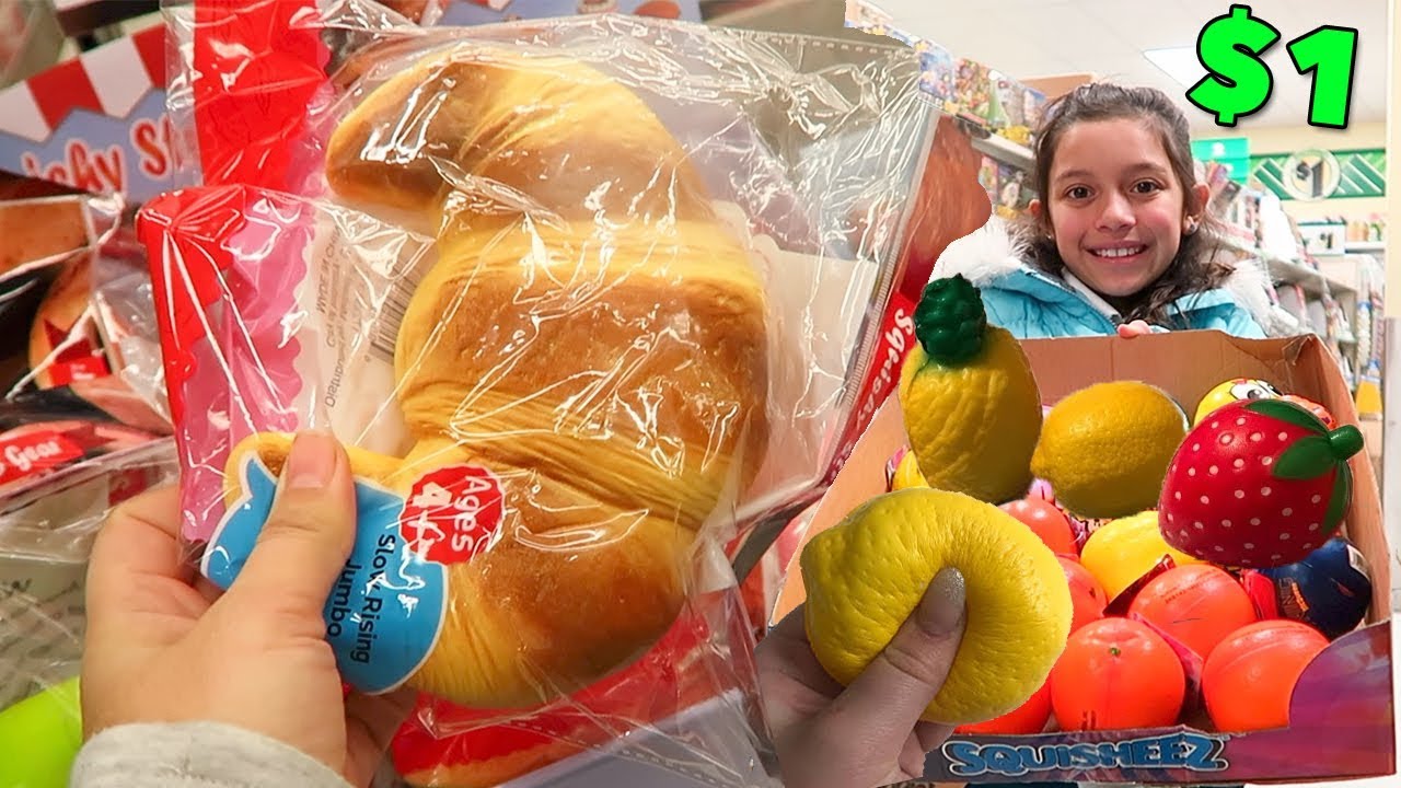 SQUISHIES FOR $1 Dollar !! Squishy toy Hunt - YouTube