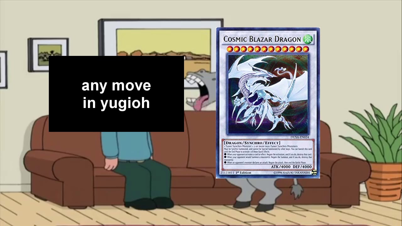 Yugioh meme:Cosmic Blazar Dragon in a nutshell - YouTube