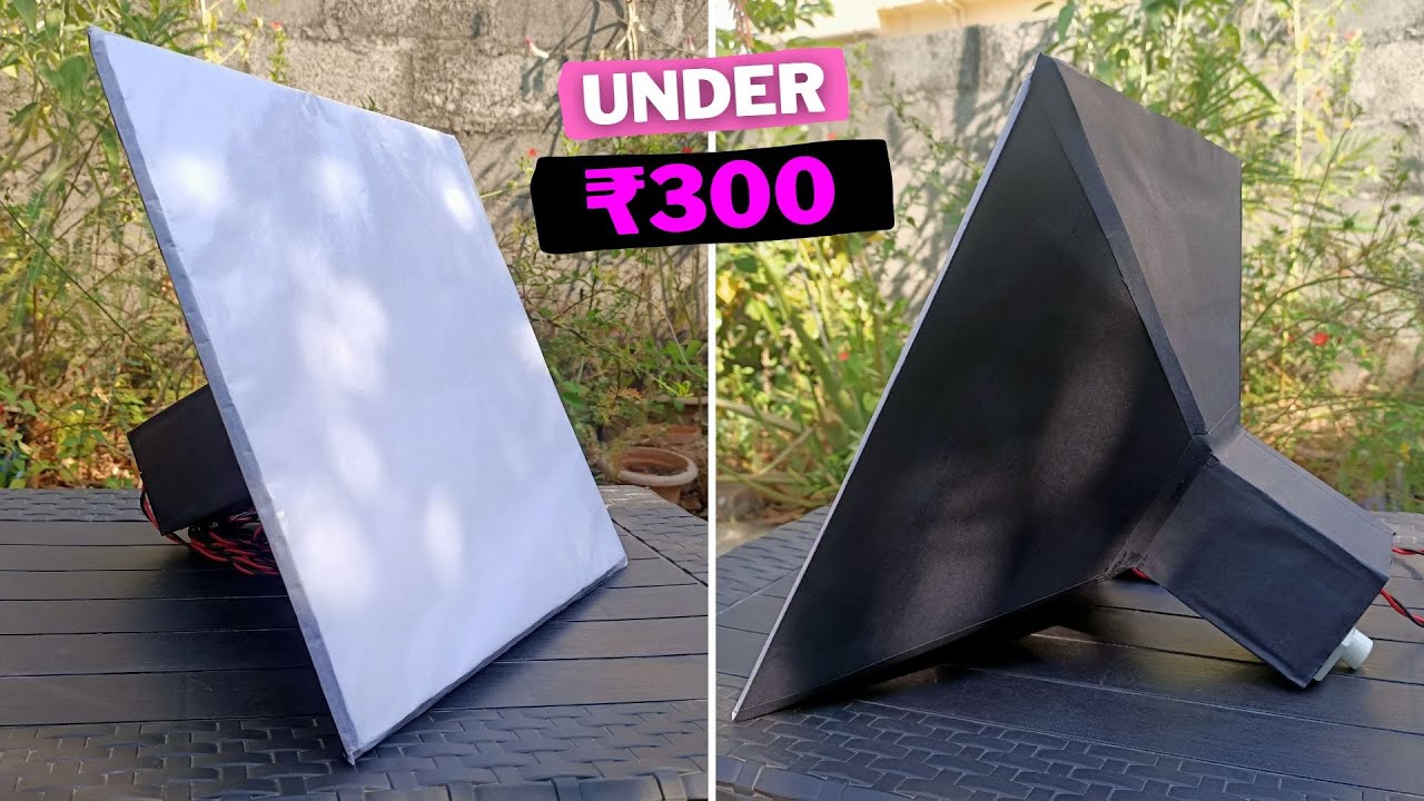 How to make Professional DIY Softbox light at home under ₹300 | Card ...
