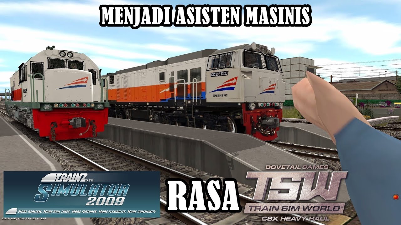 BELAJAR MENJADI ASISTEN MASINIS TRAINZ SIMULATOR RASA TRAIN SIM WORD ...