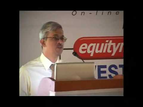 Mr. Sunil Sapre speaks at the Equitymaster Investor Meet, November 2005 ...