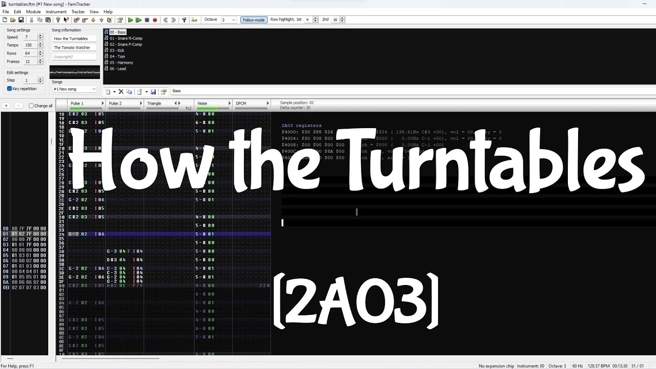How the Turntables [FamiTracker 2A03 Original] - YouTube