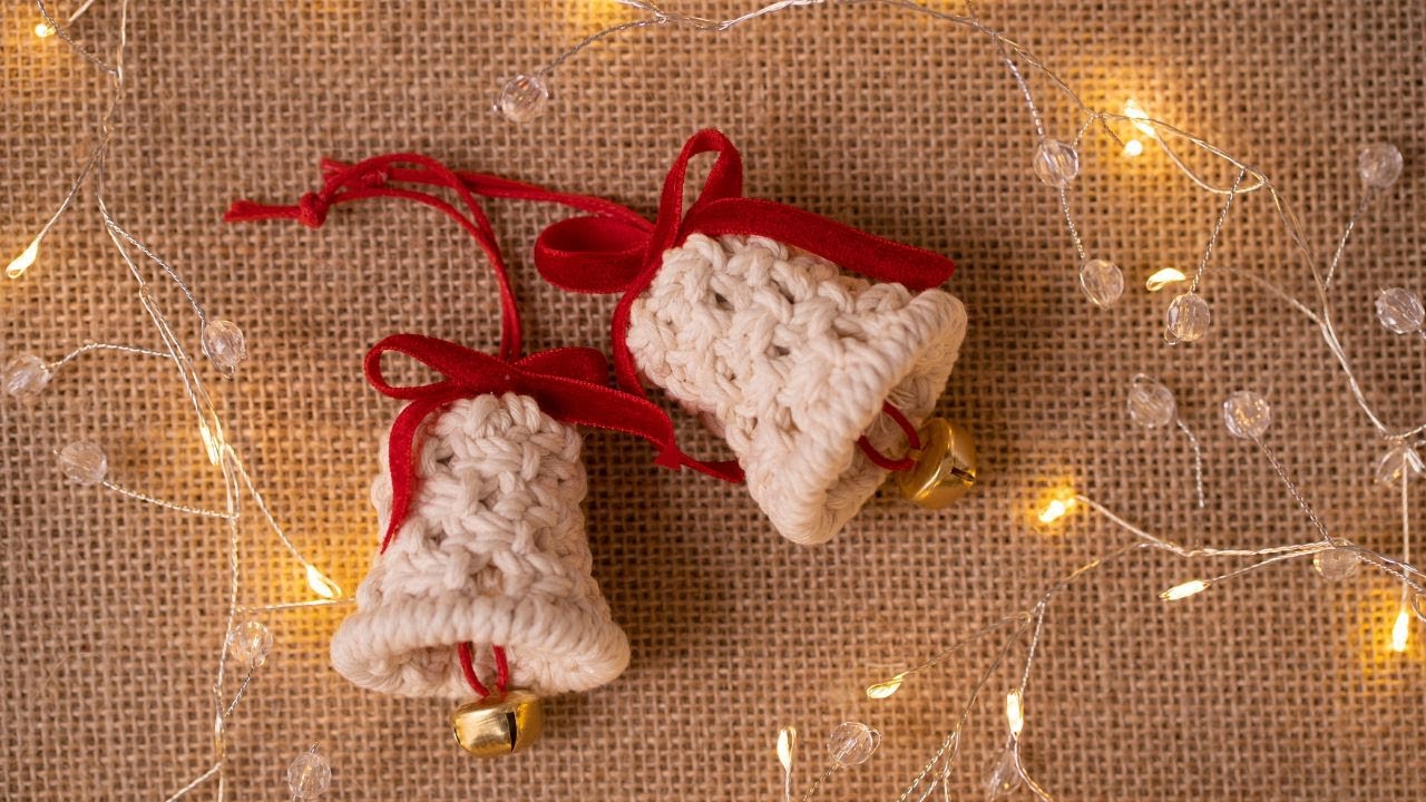 DIY CAMPANA DE MACRAME 🔔/ DIY MACRAME CHRISTMAS BELL / CHRISTMAS ...