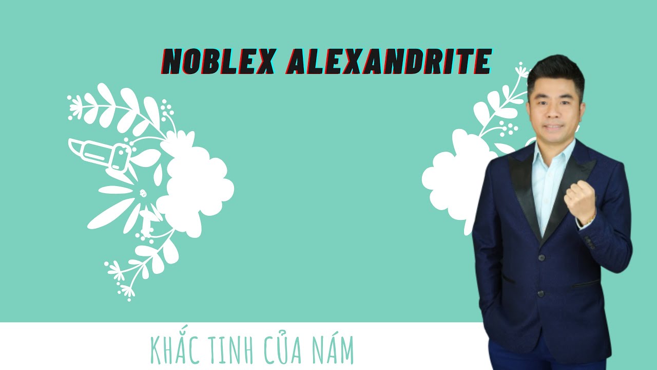 Noblex alexandrite laser trị nám - YouTube