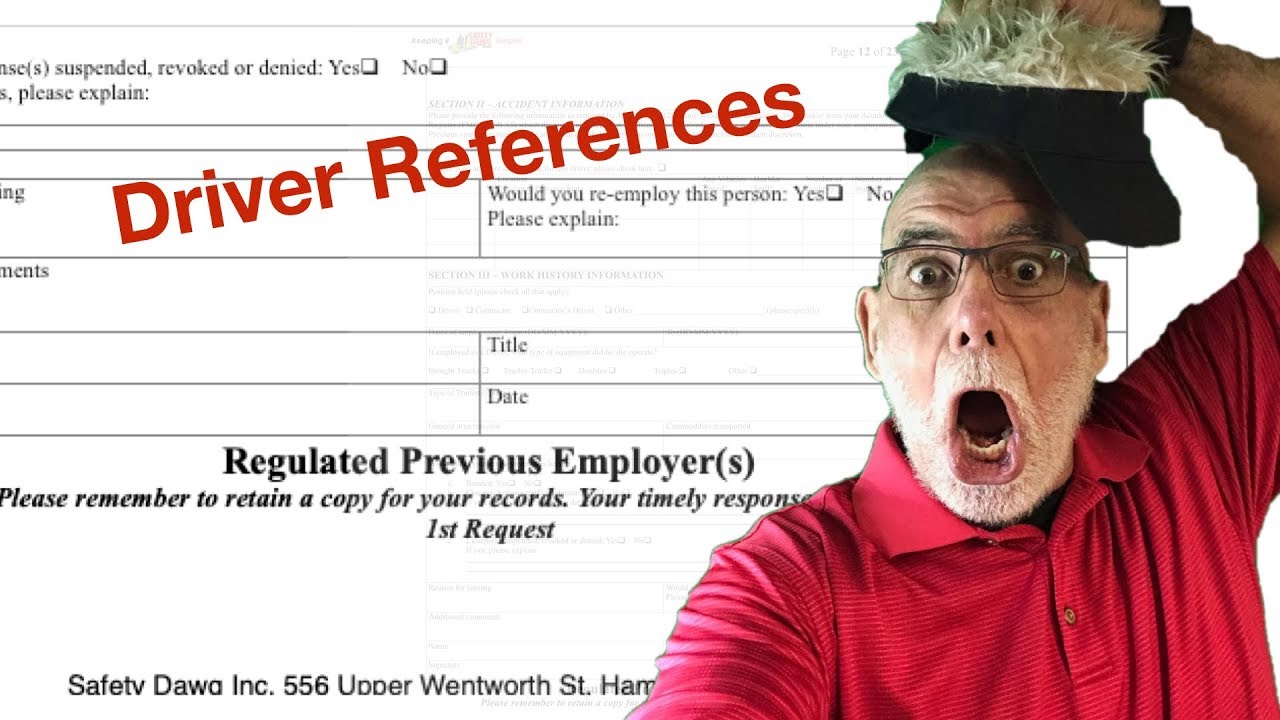 How to perform Driver Reference or History Checks, Without pulling out ...
