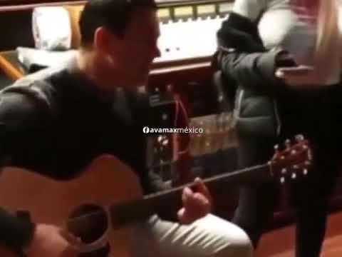 Ava Max, Redone & Cirkut in the studio together recording \