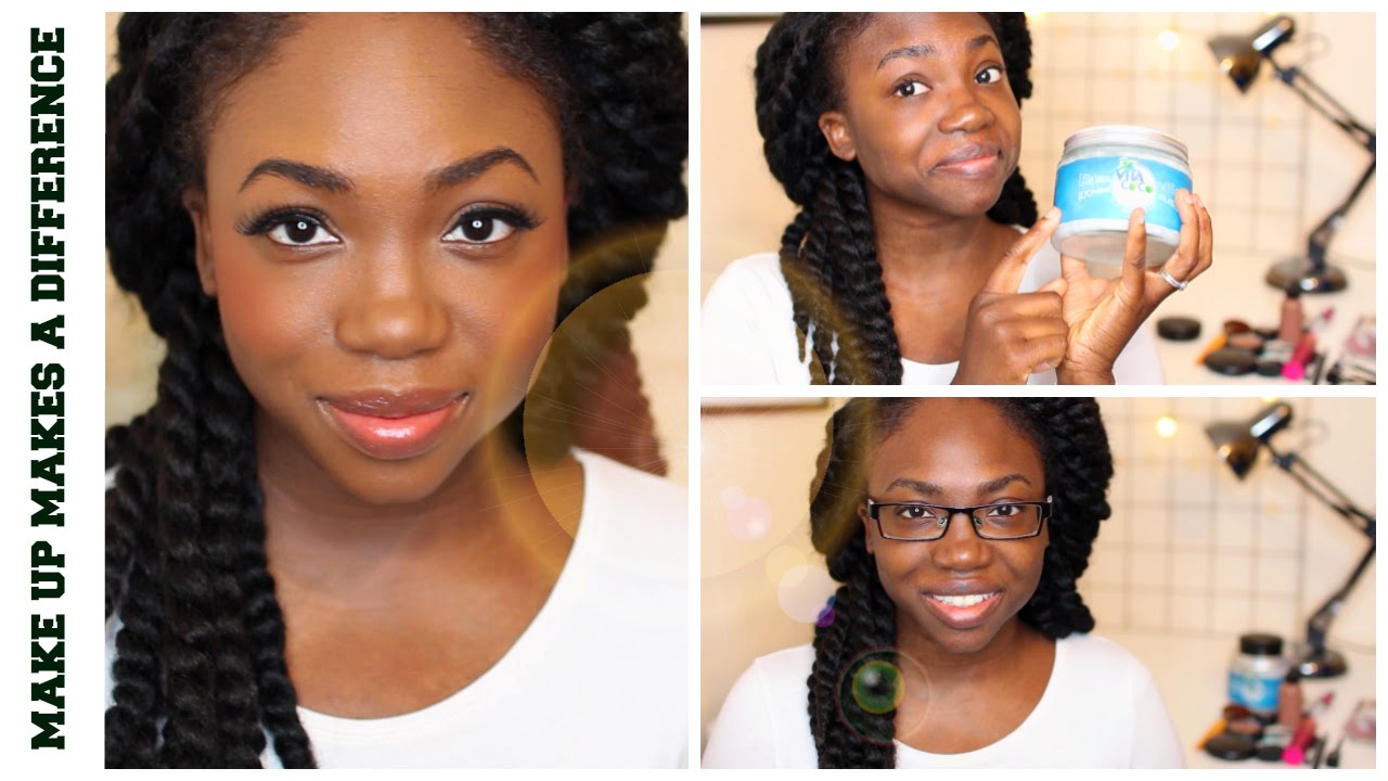 MAKE UP MAKES A DIFFERENCE | MY EVERYDAY LOOK - YouTube