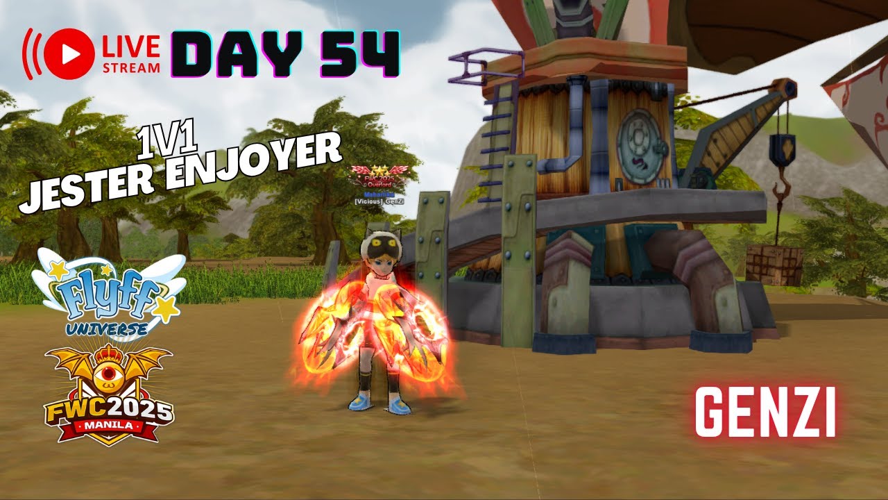 🔴 [Flyff Universe] FWC 2025 as a JESTER DAY 54 LET'S GO! - YouTube